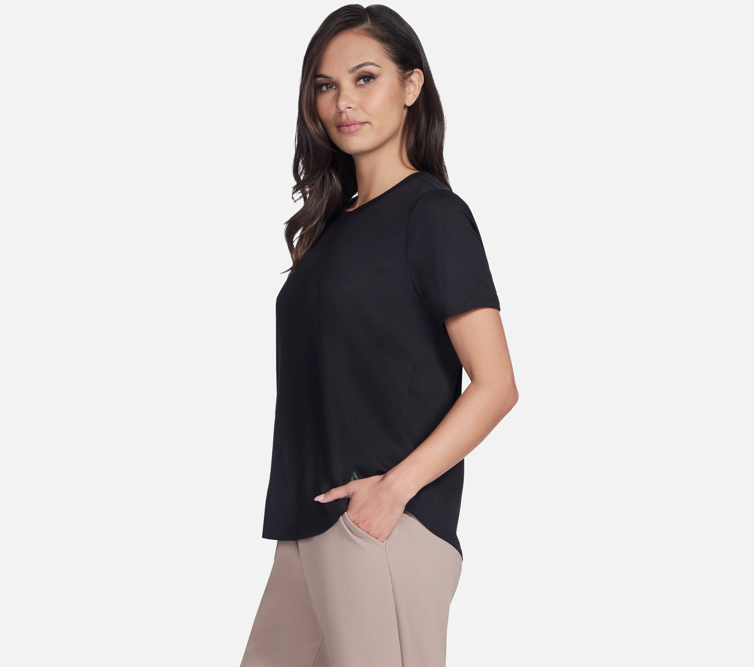 GO WALK Luxe Rib Tee – Skechers.no