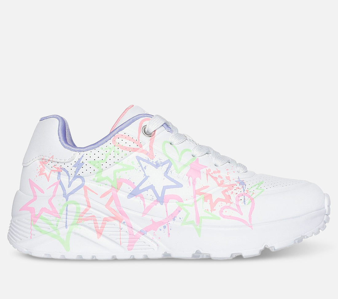Uno Lite My Drip | Hvit sneaker til jenter - Kjøp her – Skechers.no