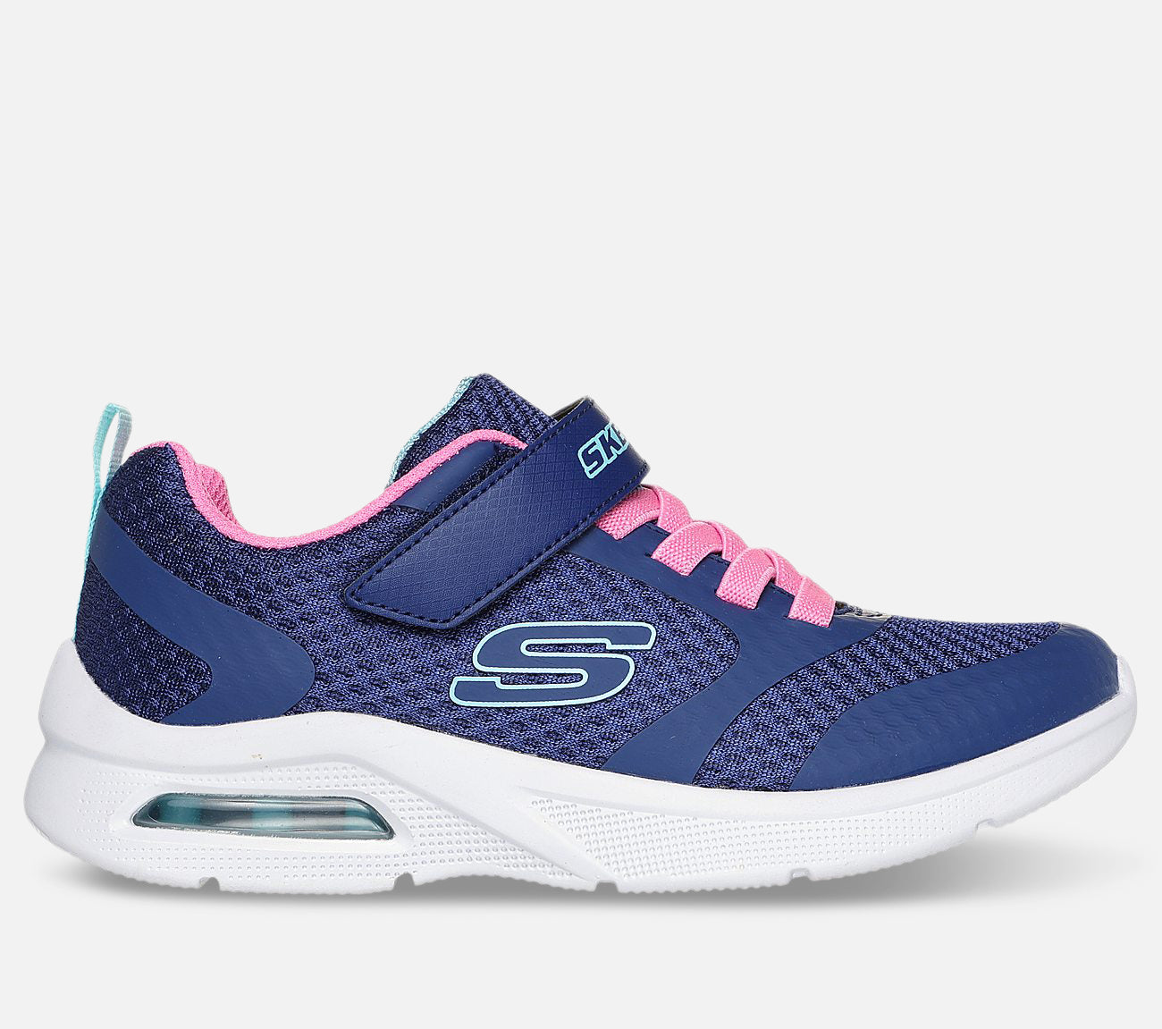 Microspec Max Racer Gal | Marineblå joggesko til jente – Skechers.no