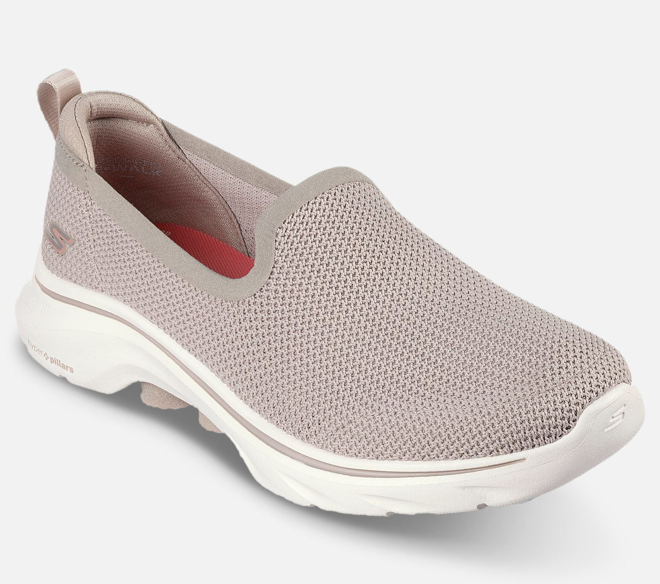 GO WALK 7 Ivy | Taupe slip-on sko til dame - Kjøp her – Skechers.no